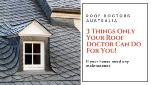 3 Things Only Your Roof Doctor Can Do For You! - Roof Doctors